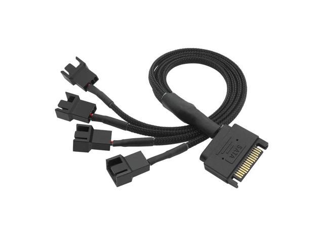 Click here for Black Sleeved 4Pin IDE M-olex to 4 x 4 Pin PWM Fan... prices