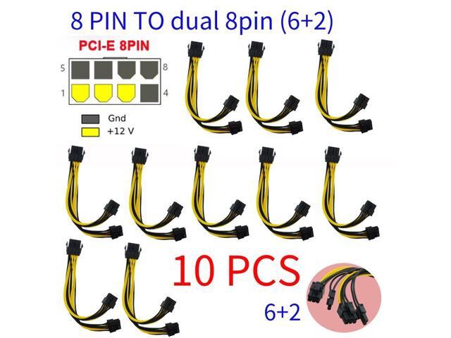 Click here for 10pcs 8 Pin PCI Express to Dual PCIE 6+2 Pin Power... prices