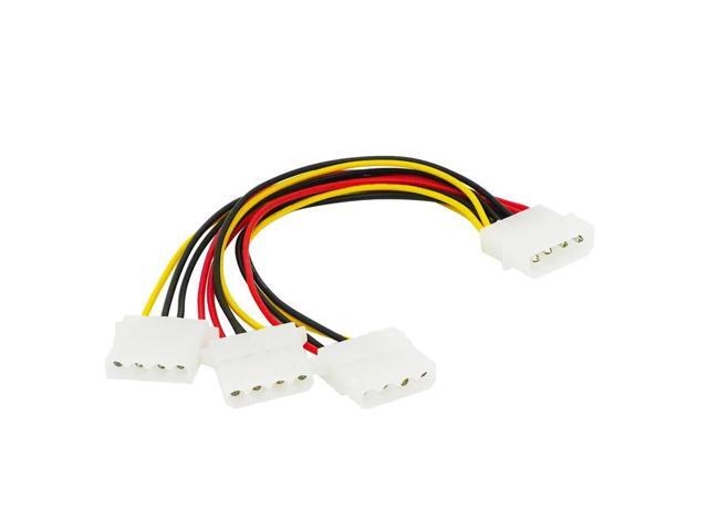 Click here for 1pcs 4 Pin Male to 3 port Molex Female IDE Power C... prices