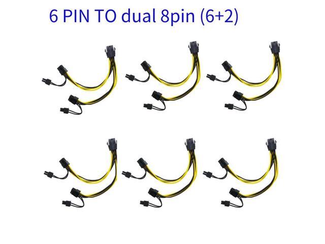 Click here for 1pcs 12V EPS CPU 8 Pin to Dual 8 (6 2) Pin PCIE Po... prices