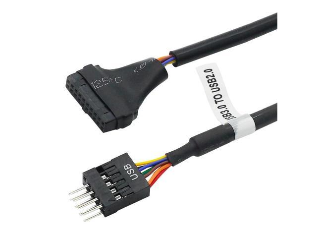 Click here for 1PC USB 3.0 20-Pin Male To USB 2.0 9-Pin Motherboa... prices