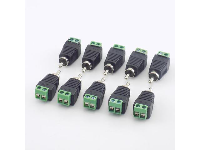 Click here for 10pcs/lot Coaxial Cat5 Cat6 to RCA Male Screw Term... prices
