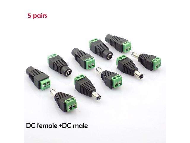 Click here for 5 Pair DC Power Male jack plug and DC female Conne... prices
