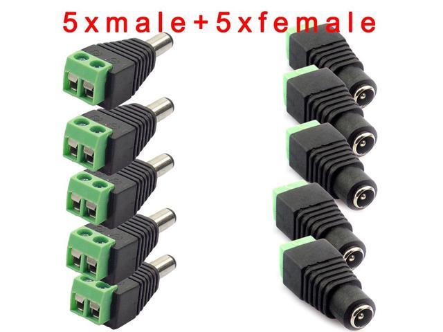 Click here for 5 Pair (10pcs) Coax Cat5 To DC Power Male jack plu... prices