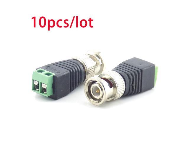 Click here for 10Pcs Coax CAT5 BNC Male Connector Plug DC Adapter... prices