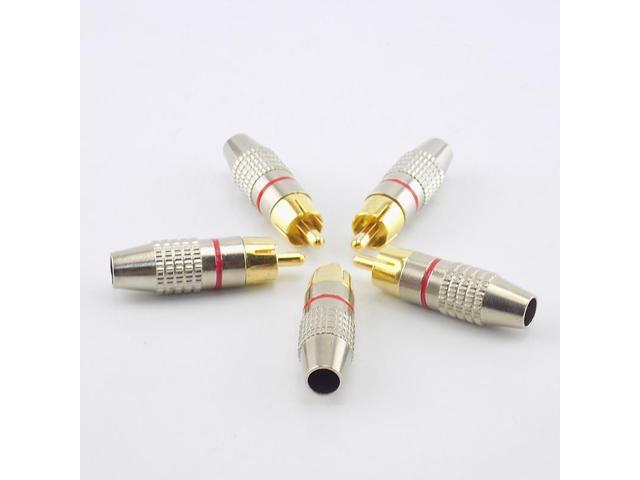 Click here for 5pcs 10pcs RCA Male Plug to cabling Connector Adap... prices