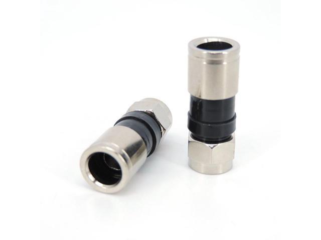 Click here for 5/10 Pcs RG6 F Type Compression 2.7cm Snap Seal Pl... prices