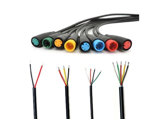 M8 2 3 4 5 6 Pin Electric Joint Plug Connector Wiring Line Scooter ...