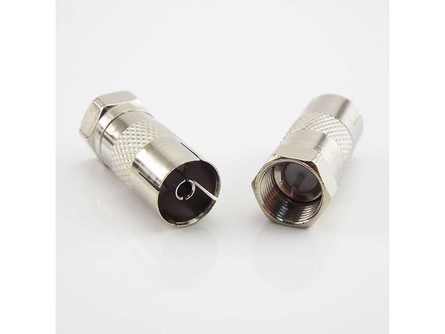Click here for 2/5/10pcs Nickel-plated F Type Male Plug Connector... prices