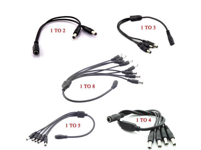 Click here for 2.1*5.5mm 1 Female to 2 3 4 5 8 Male DC Power Spli... prices