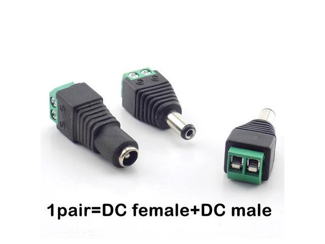 Click here for 1 pair DC Power plug female+ male Connector jack C... prices