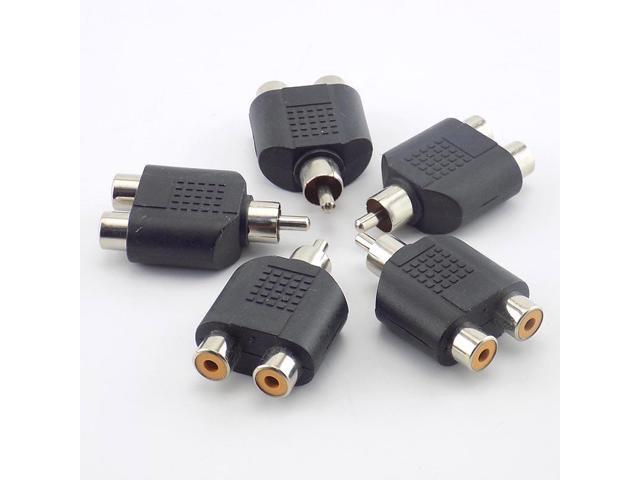 Click here for 5x RCA Male to 2 RCA Female Adapter AV Audio cable... prices