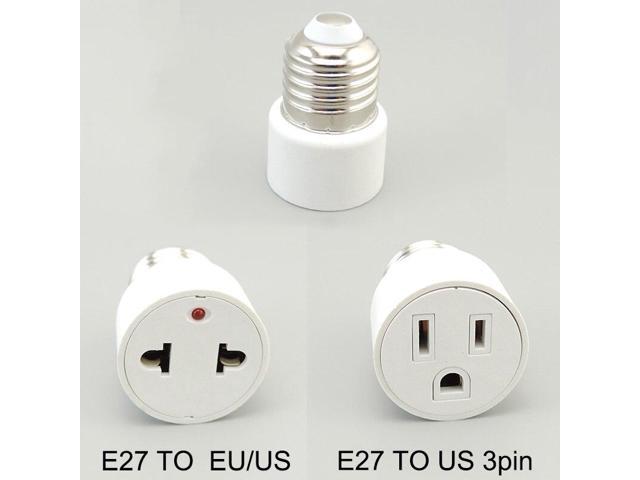 Click here for 100-240V E27 Bulb To US/EU Plug Light Fixture Bulb... prices