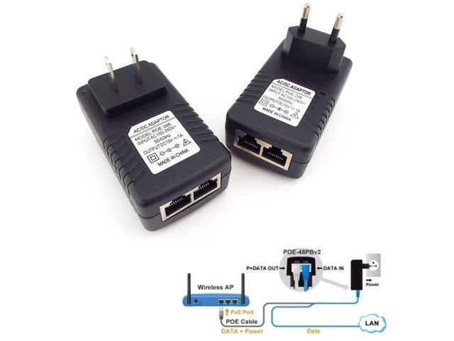 Click here for 15V 1A POE Injector Wall Plug ip camera power supp... prices