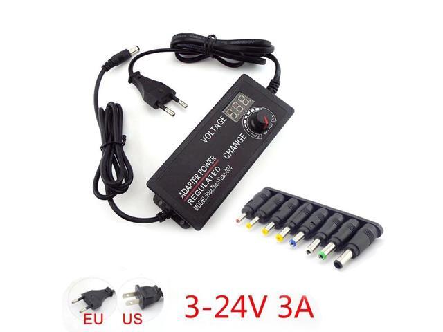 Click here for Adjustable AC to DC 3V-24V 3A 3000ma Universal Ada... prices