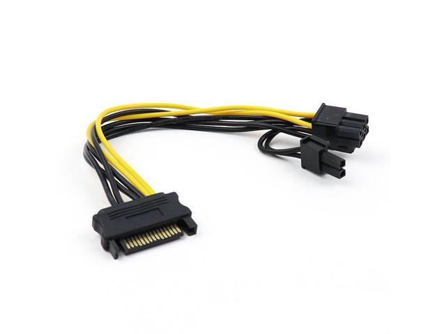 Click here for 15 Pin SATA Male To 8pin(6+2) PCI-E Male Video Car... prices