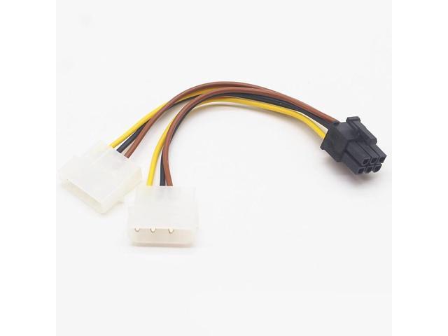 Click here for 15CM 1PC ATX IDE Molex Power Dual 4 To 6-Pin PCI E... prices