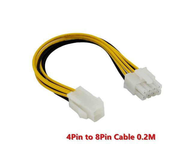 Click here for 4 Pin Male to 8 Pin CPU Power Supply Adapter Conve... prices