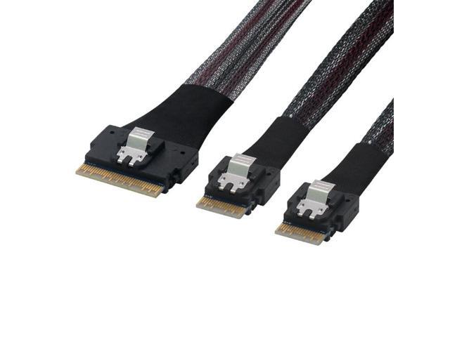 Click here for Slim 4.0 8654 SFF-8654 8i 74pin to Dual 4i 38Pin S... prices