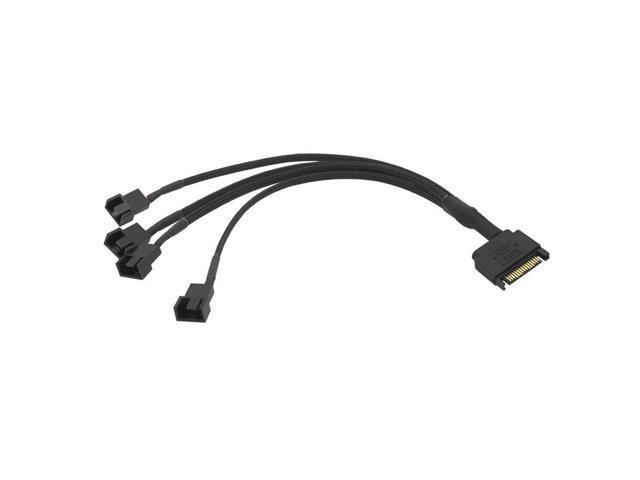 Click here for Black Sleeved 30cm Cooler Cooling Fan Splitter Pow... prices