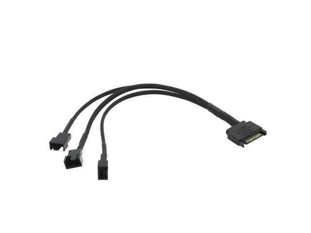 Click here for Black Sleeved 30cm Cooler Cooling Fan Splitter Pow... prices