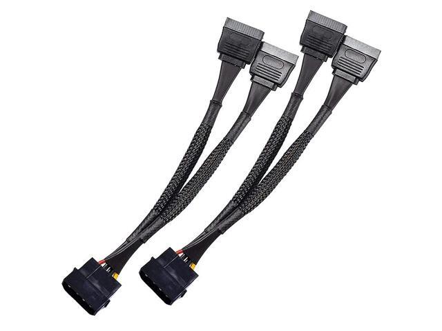 Click here for 4 Pin Male IDE Molex to Dual 15Pin Female SATA Pow... prices