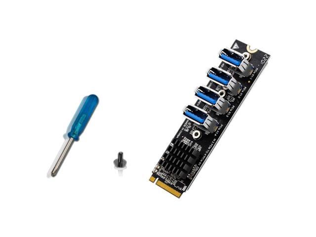 Click here for M.2 M-key to PCI-e X1 4 Port USB 3.0 Add on Card 1... prices