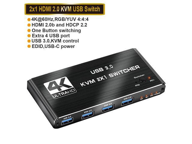 Click here for 8K KVM Switch HDMI-compatible 4K 120Hz 2 Port HD K... prices