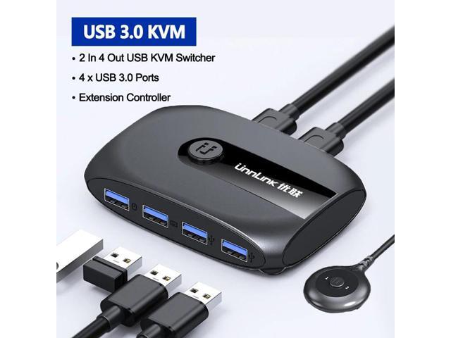 Click here for Unnlink USB 3.0 KVM Switch 2 or 4 Computer Share 4... prices
