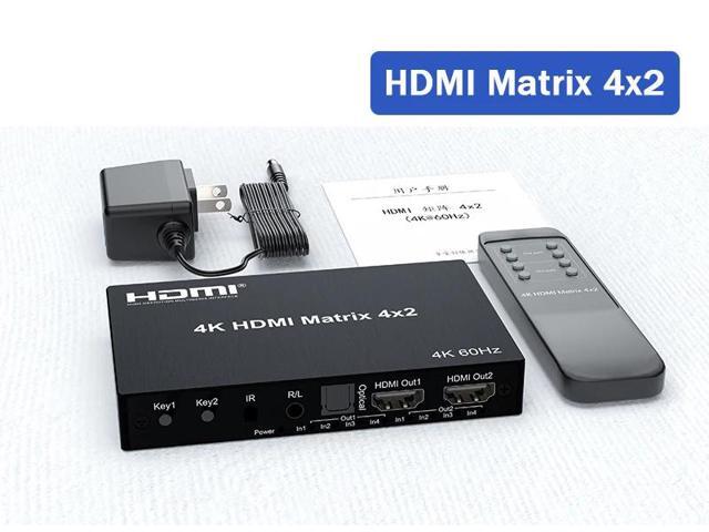 Click here for 4K HDMI True Matrix Switcher 4x2 2x4 2x2 Matrix HD... prices