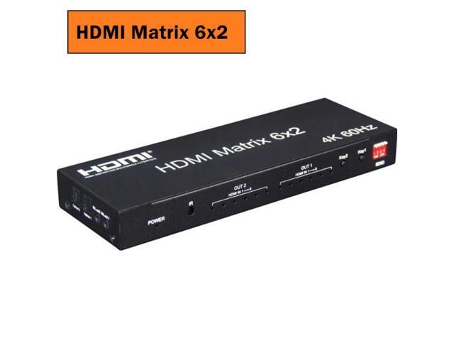 Click here for (US Plug)(Matrix 6x2)4K 60Hz 4x4 HDMI Matrix Switc... prices