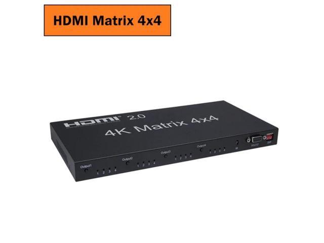 Click here for (UK Plug)(Matrix 4x4)4K 60Hz 4x4 HDMI Matrix Switc... prices