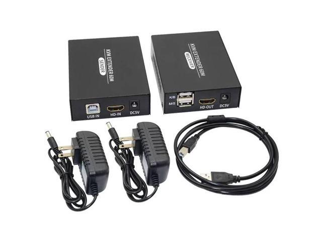 Click here for 60M HDMI KVM Extender over Cat5e Cat6 1080P HDMI U... prices