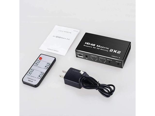 Click here for 2x2 HDMI Matrix Switcher 4K 3D Matrix HDMI Switch... prices