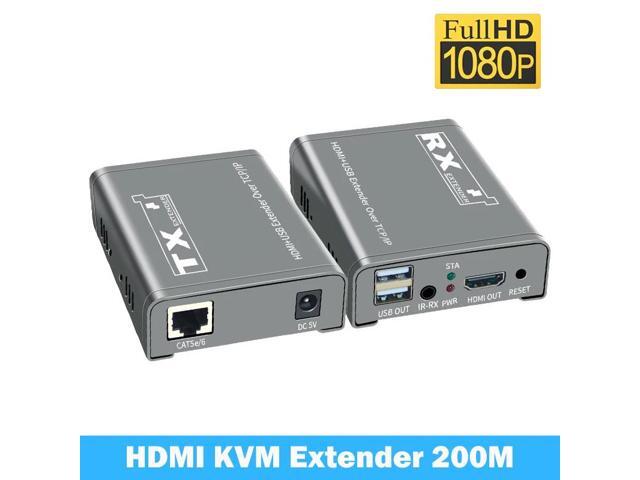 Click here for (AU Plug)(One RX)200M HDMI KVM Extender Over UTP/T... prices