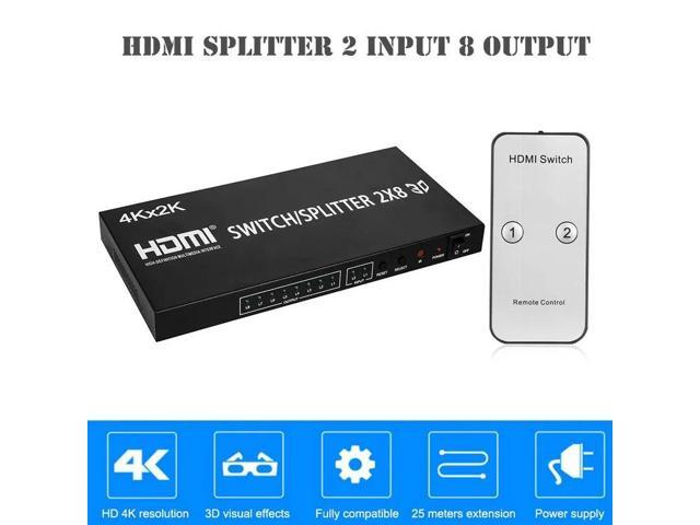 Click here for 4K HDMI Swithch Splitter 2X8 HDMI Switch 2 in 8 ou... prices