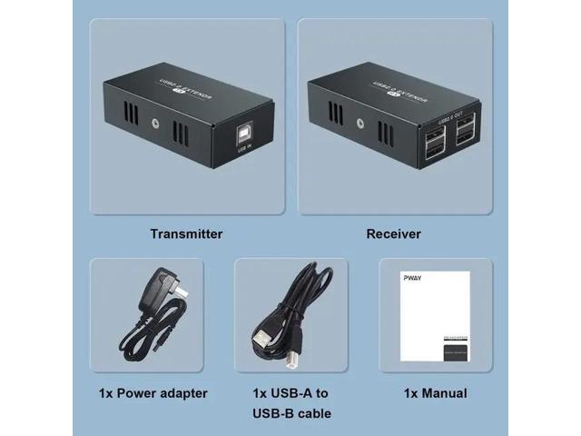 Click here for USB2.0 Extender over cat5e/6 cable 50M USB to Rj45... prices