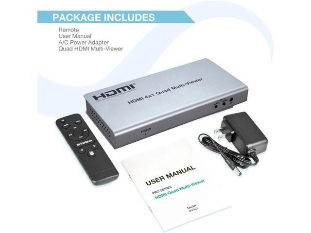 Click here for (US Plug)(4x1 Multiviewer)4x1 KVM HDMI Multiviewer... prices