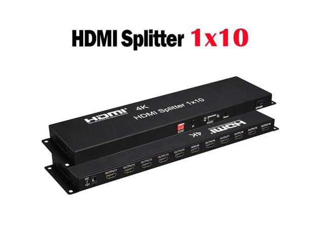 Click here for (With US Plug)(1 in 10 out)4K 1x10 HDMI Splitter 1... prices