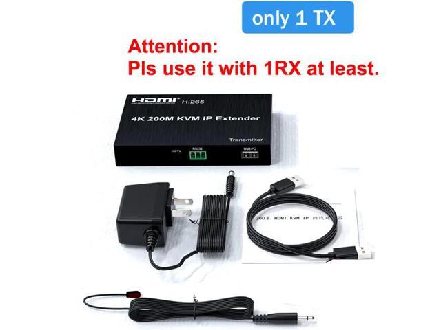Click here for (with UK Plug)(1 TX only)4K 200M HDMI IP KVM Exten... prices