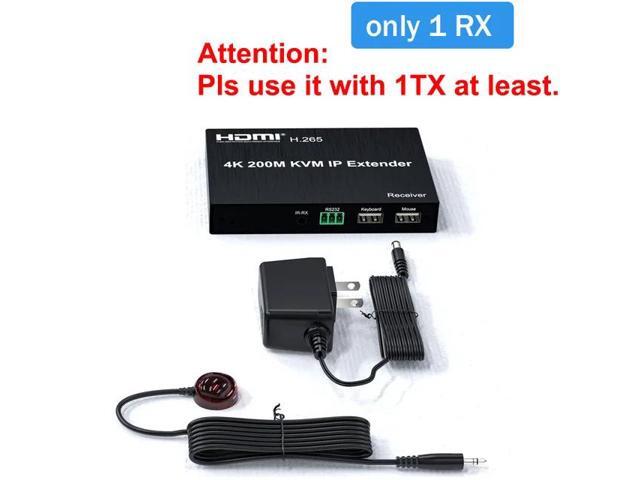 Click here for (with AU Plug)(1 RX only)4K 200M HDMI IP KVM Exten... prices