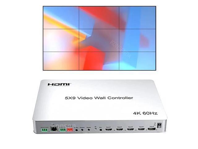 Click here for 4K 5x9 HDMI Video wall controller 2x2 3x3 Multi Sc... prices