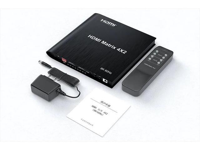Click here for 8K HDR HDMI Matrix Switch 4 In 2 Out Matrix HDMI 2... prices