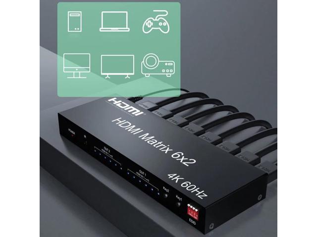 Click here for 4K 60Hz HDMI Matrix 6x2 Matrix HDMI 2.0 Video Swit... prices