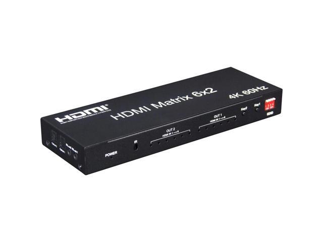 Click here for 6x2 Matrix HDMI Switch 6 in 2 out 4K 60Hz HDMI 2.0... prices