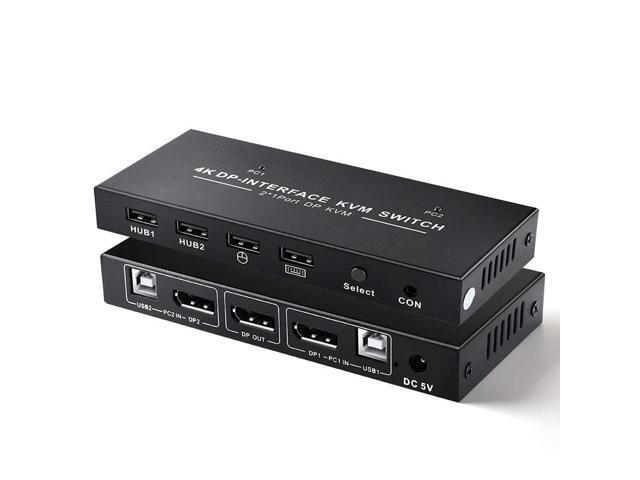 Click here for DisplayPort KVM Switch 2x1 4K 60Hz DP 2 in 1 out U... prices