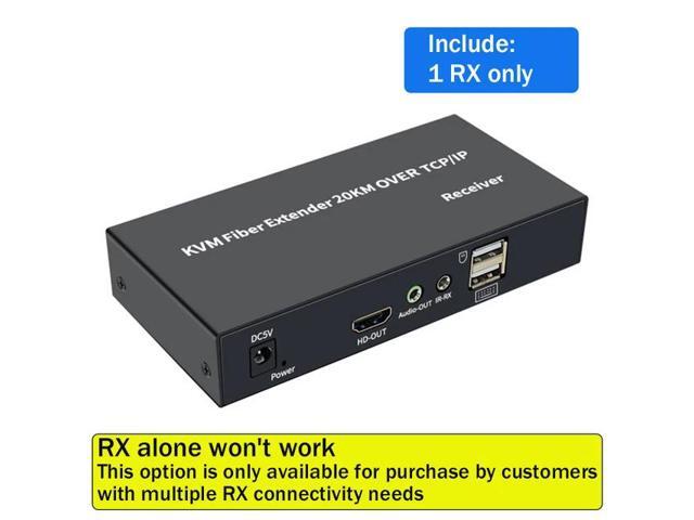 Click here for (with AU Plug)(1 RX only)20Km HDMI KVM Fiber Exten... prices