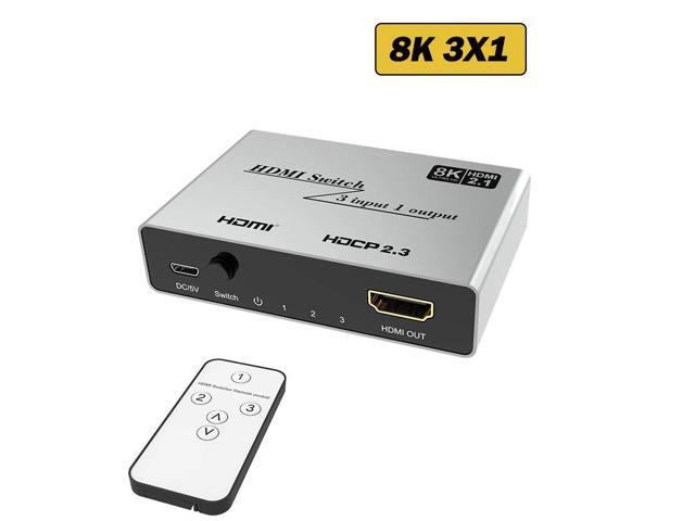 Click here for 8K HDMI 2.1 Switch 3 In 1 Out 8K@60Hz HDMI 2.1 Swi... prices