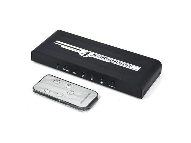 Click here for 4 Port SPDIF Toslink Audio Switch 4x1 Digital Opti... prices