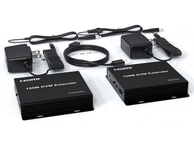 Click here for (with US Plug)150M HDMI KVM Extender over RJ45 Lan... prices